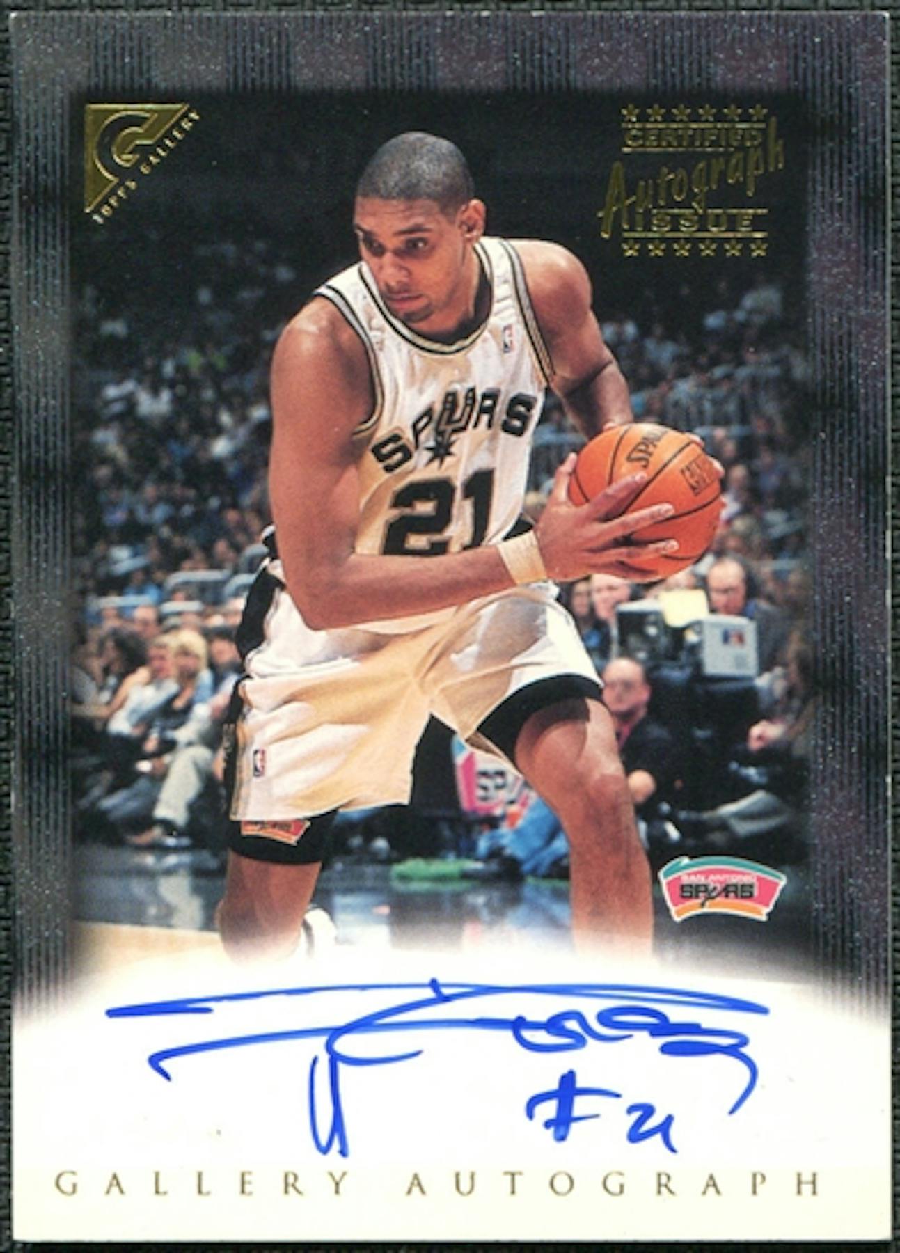 1999/00 Topps Gallery Autographs #TD Tim Duncan | DA Card World 1999/00 Topps Gallery Autographs #TD Tim Duncan | DA Card World