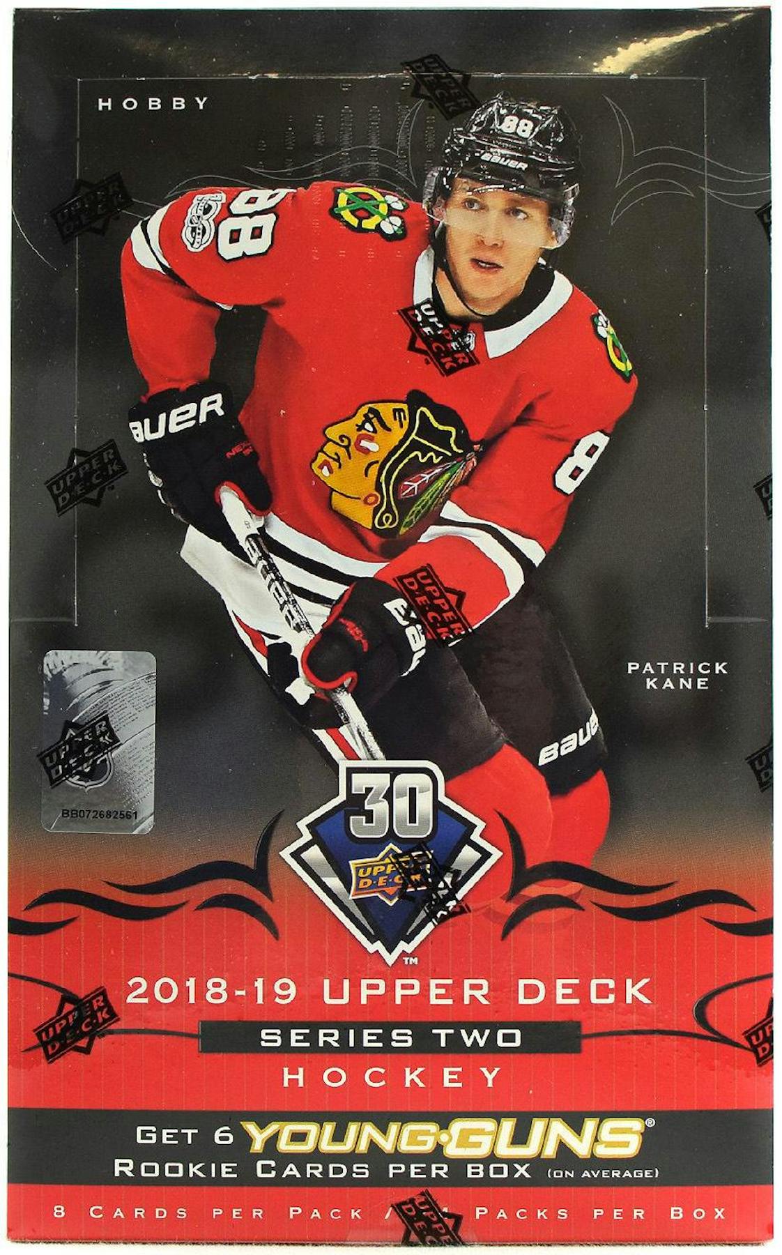 201819 Upper Deck Series 2 Hockey Hobby Box Da Card World